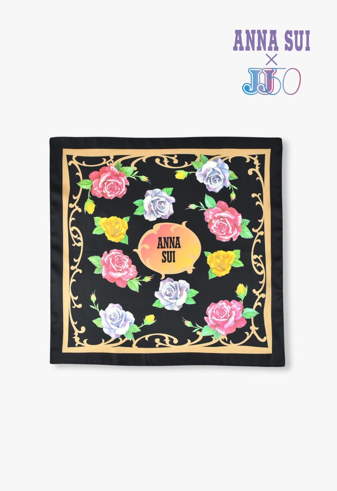 アナ スイ JJ 50 ×ANNA SUI スカーフ | ローズ バラ ギフト